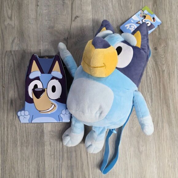 Accessories | Adventure Awaits Bluey On The Go Plush Backpack Metal ...
